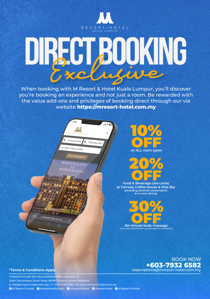 Direct Booking Exclusive – M Resort Hotel