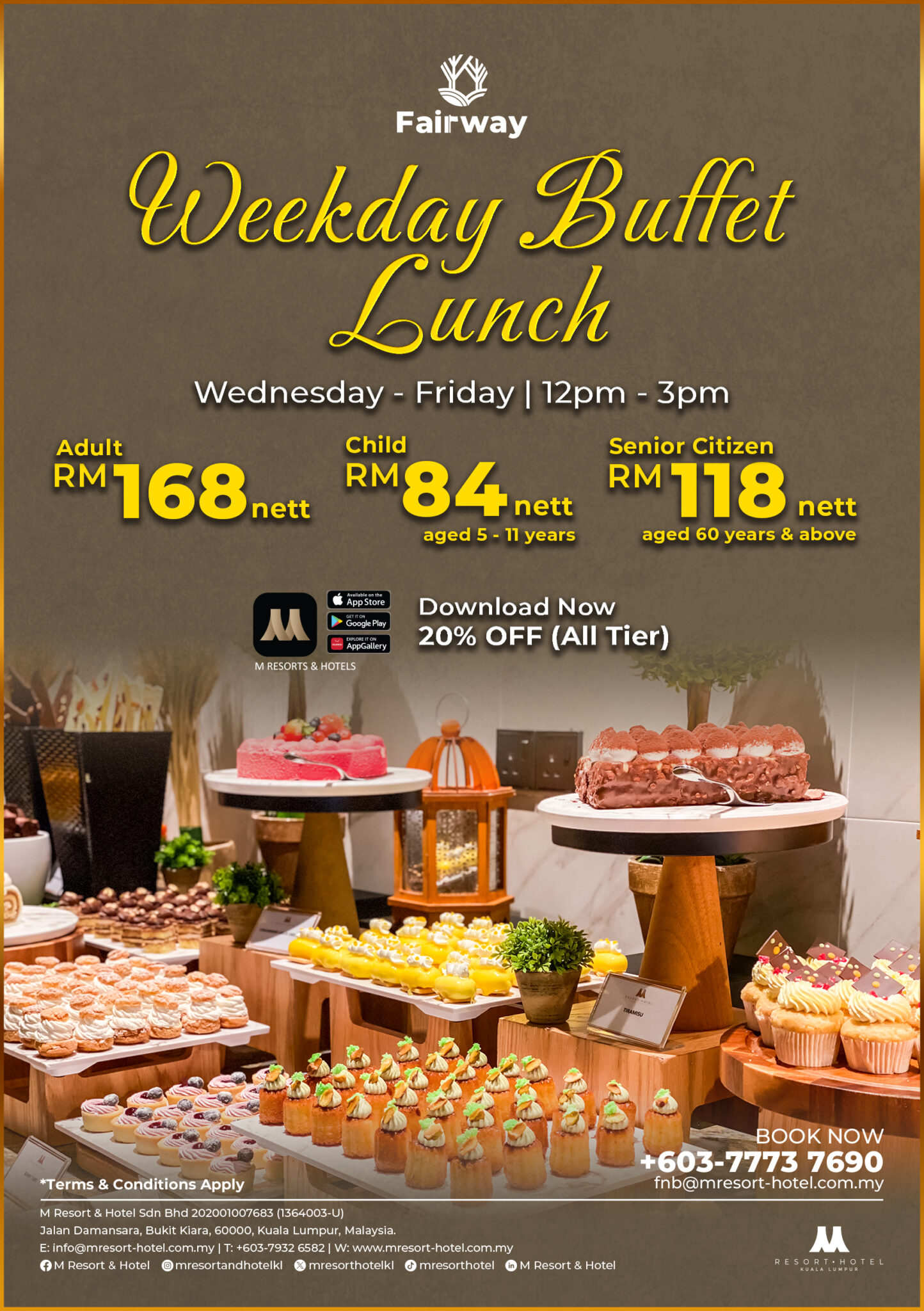 Weekday Buffet Lunch – M Resort Hotel
