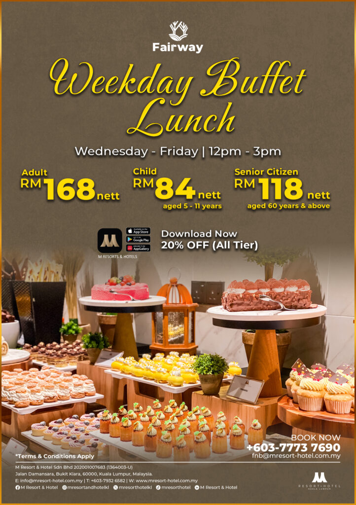 Weekday Buffet Lunch – M Resort Hotel